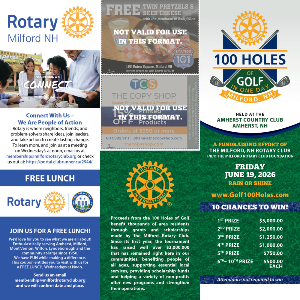 100 Holes of Golf Raffle Ticket (E-Ticket) – 100 Holes of Golf